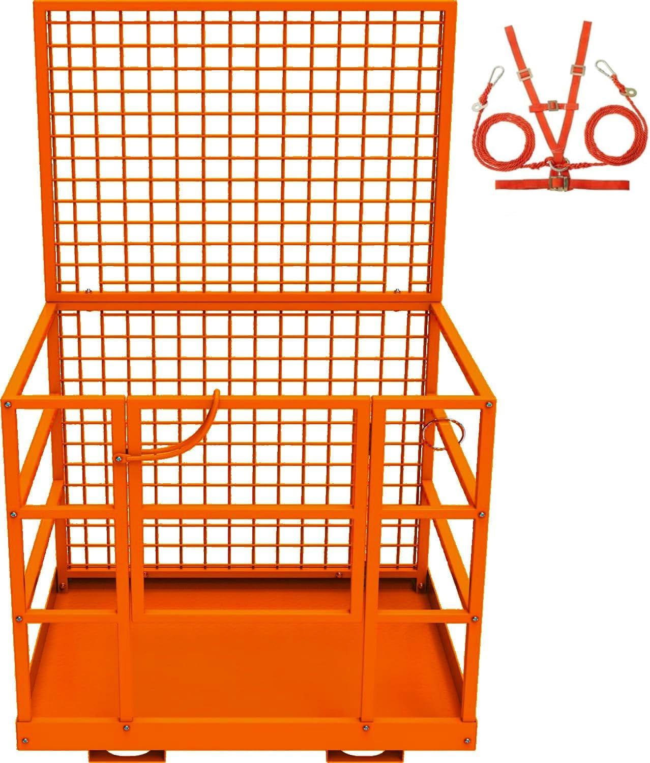 Forklift Safety Cage,1800lbs Forklift Man Basket Work Platform,Heavy ...
