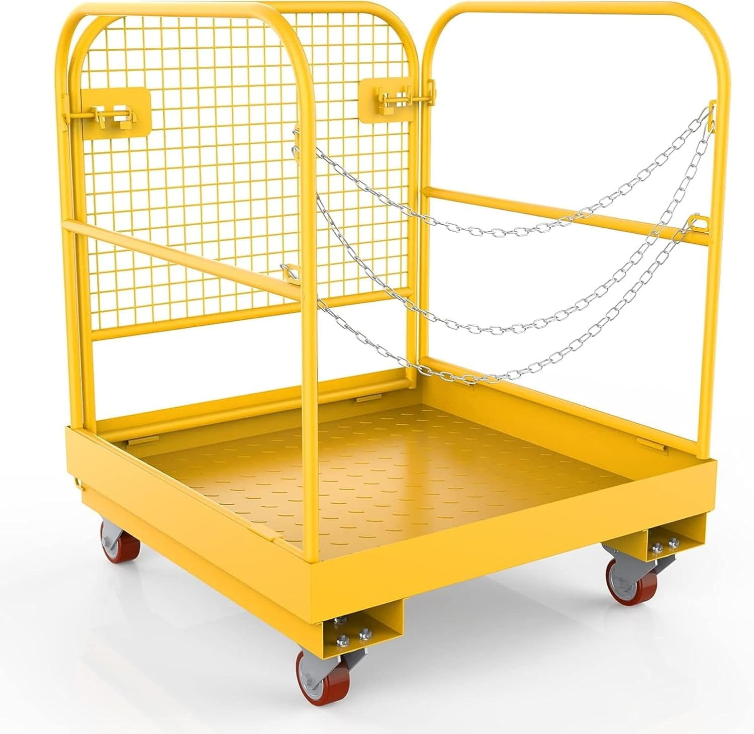 Forklift Safety Cage 36''x36'', 1150 LBS Capacity Forklift Work ...