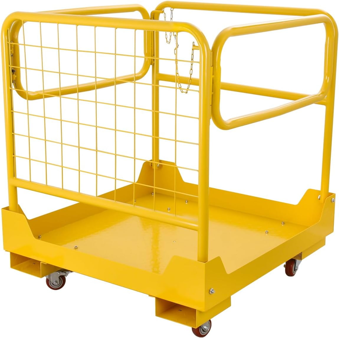 Forklift Safety Cage 36''x36'', Forklift Work Platform 1200LBS Capacity ...