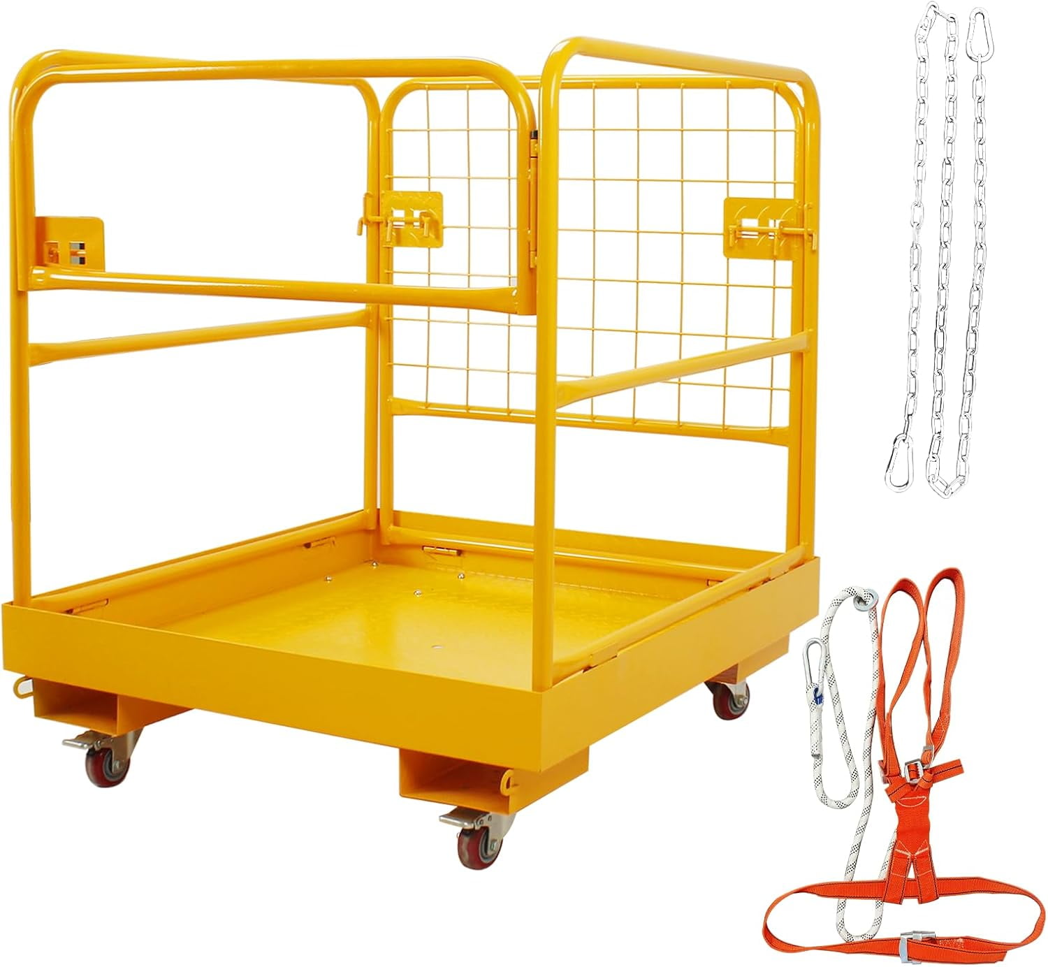 Forklift Safety Cage 36x36 Inch Forklift Man Basket Heavy Duty Lift ...