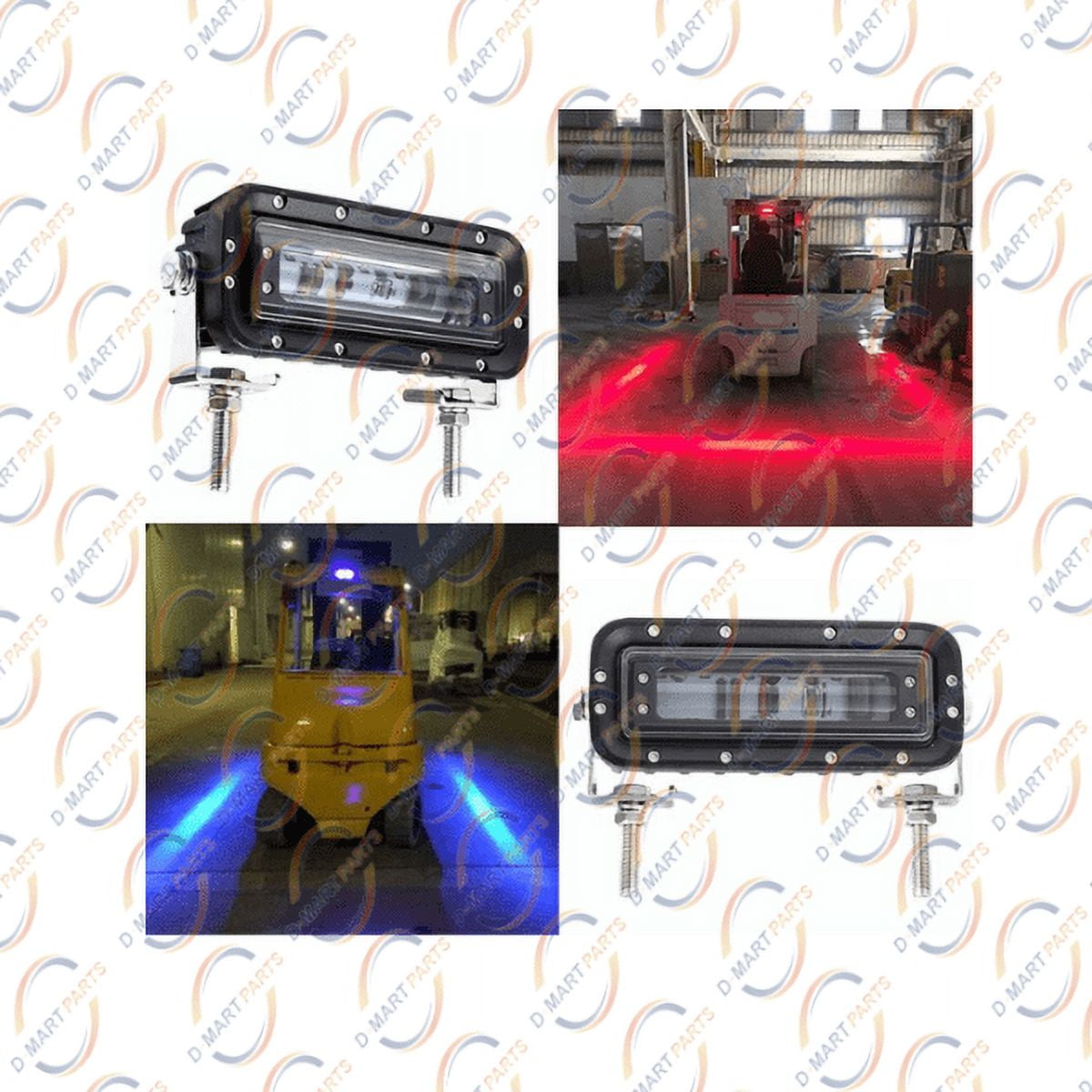 Forklift Safety Light LED Red Zone Warehouse Pedestrian Warning 10V-80V ...