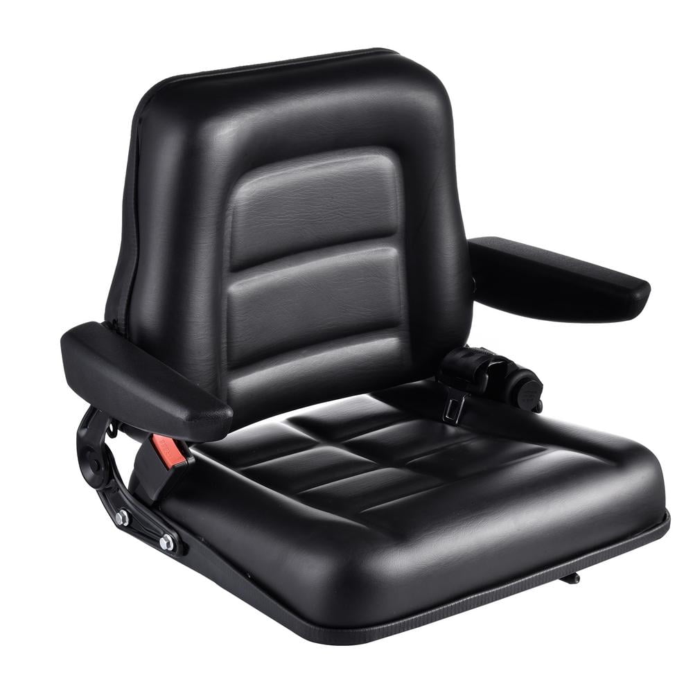 Forklift Seat Adjustable Tractor Seat with Armrest Safety Belt Riding ...