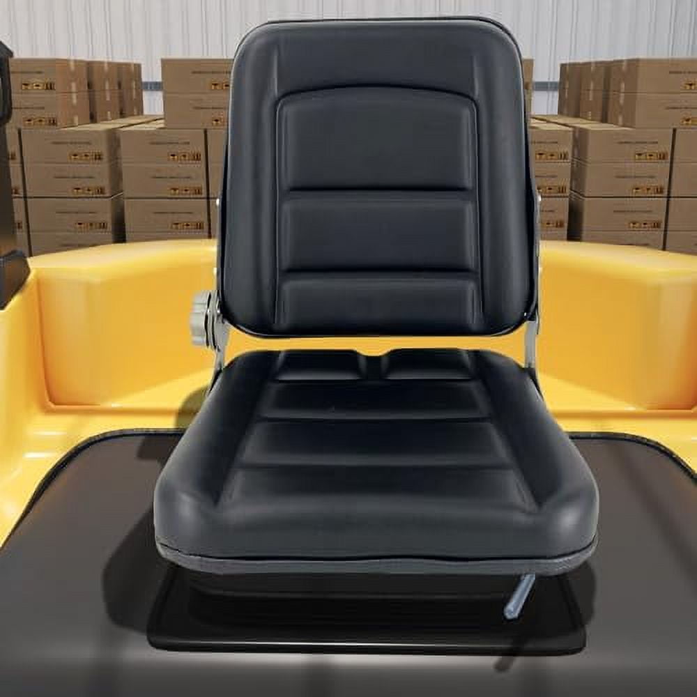 Forklift Seat Suspension Tractor Seat with 140° Adjustable Back Angle ...