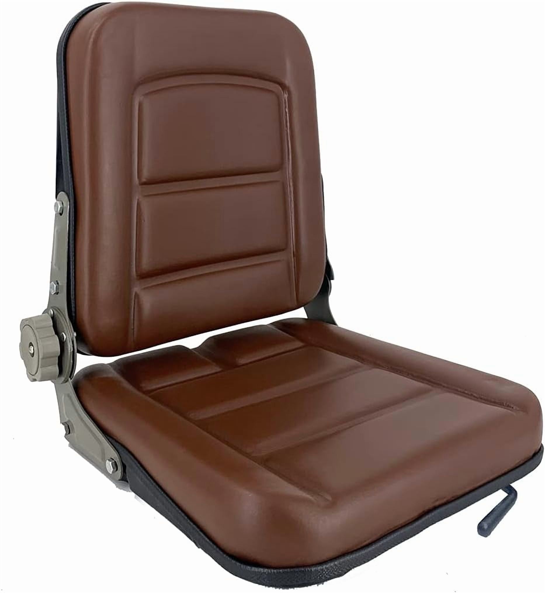 Forklift Seat Suspension Tractor Seat PVC with 140° Adjustable Back ...