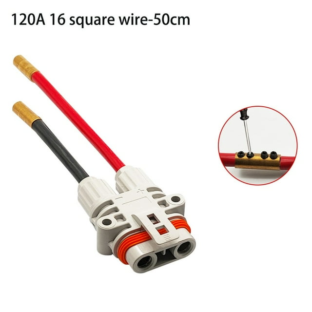 Forklift generator waterproof electrical male and female connector 120A ...