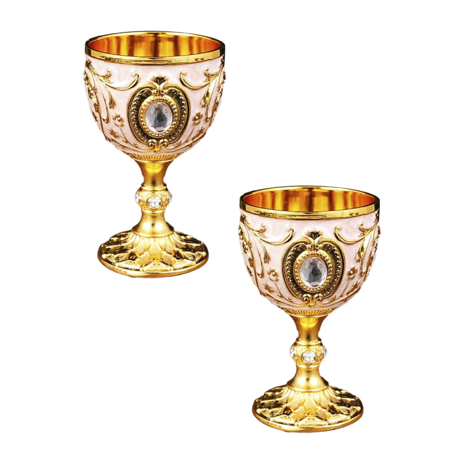 Forks And Spoons Silverware Set Vintage Medieval Goblet Drinking Glass ...