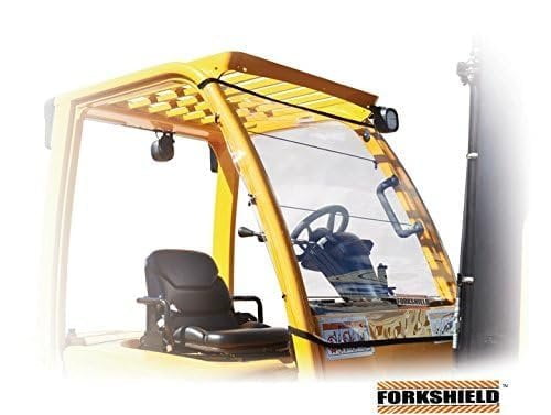 Forkshield Universal Clear Forklift Cover by Eevelle, Windshield & Rain ...