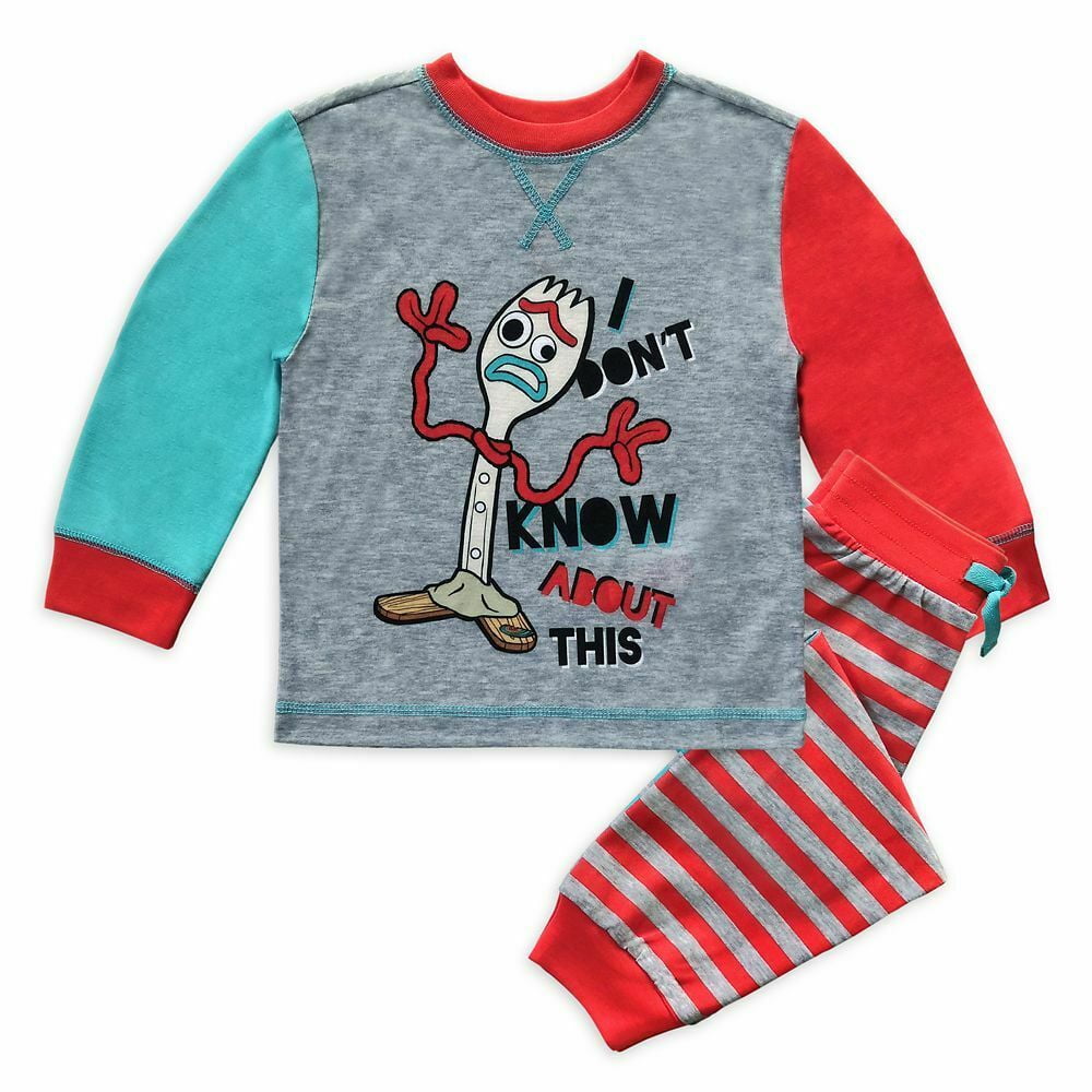 Forky Toy Story 4 Pajamas Set Boys Pj's Size 3 - Walmart.com