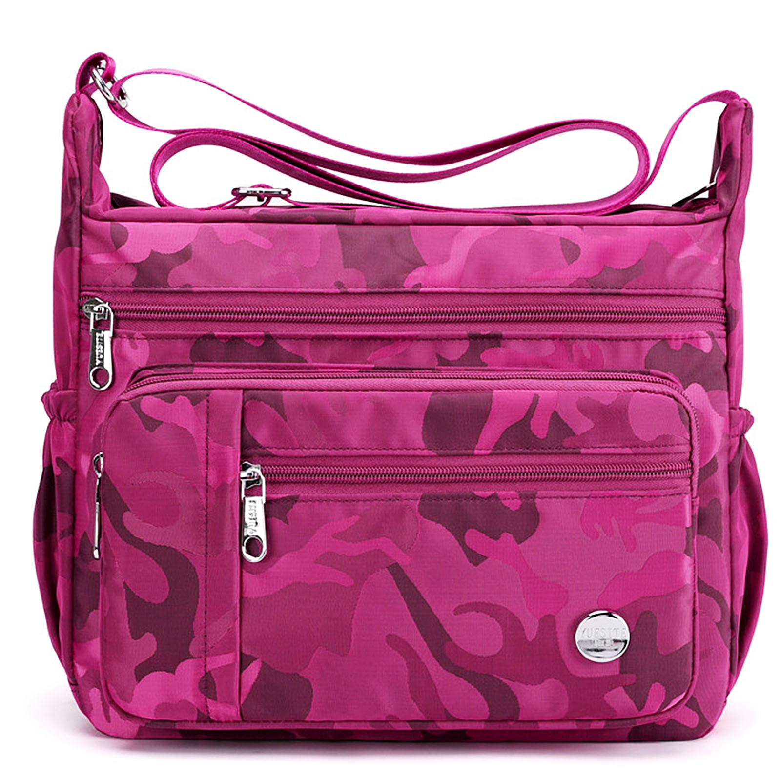 Forloe Women Camo Shoulder Handbag Roomy Multiple Pockets Bag Ladies ...