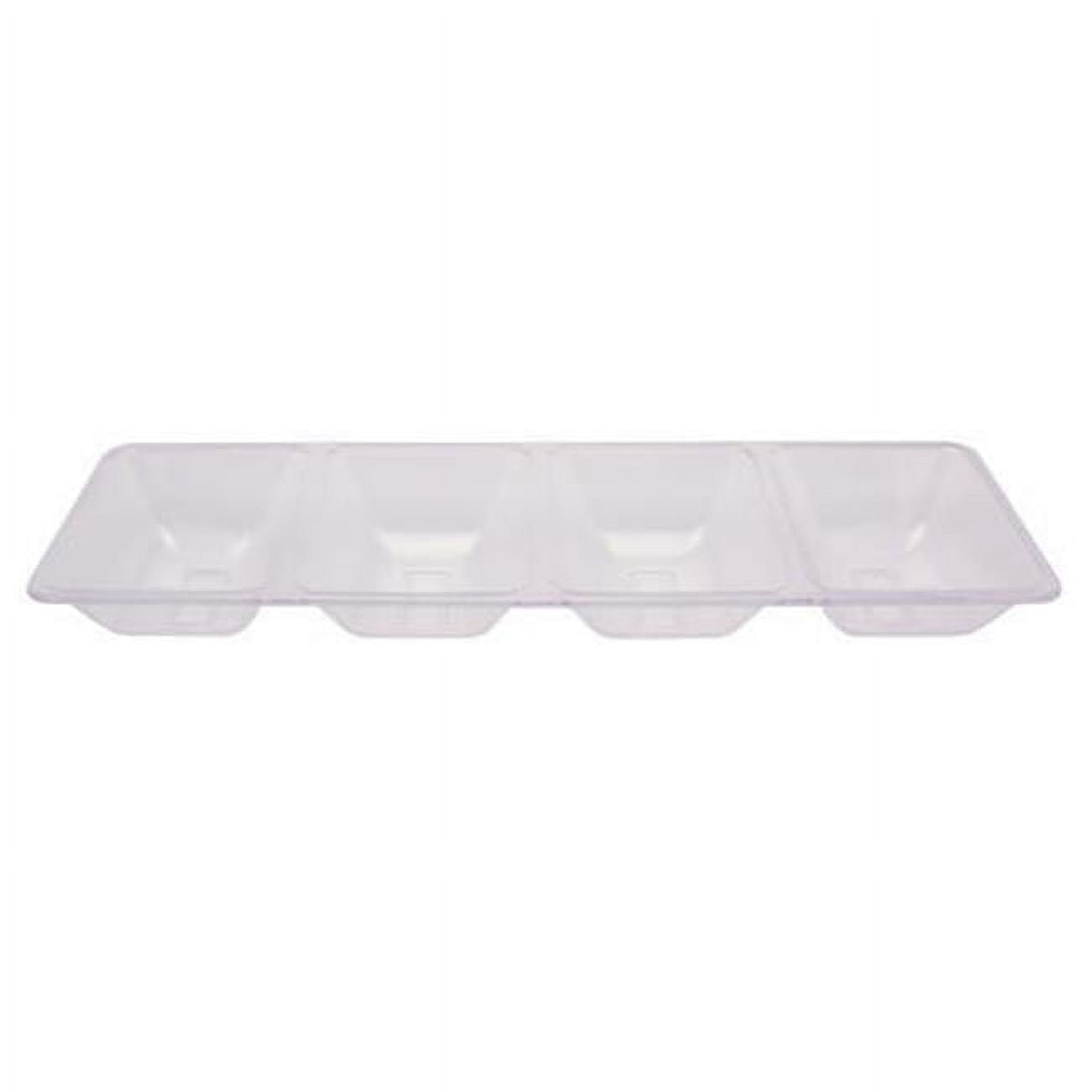 Form & Function Tray, Plastic 16" 4-Compartment Tray, Form & Function ...
