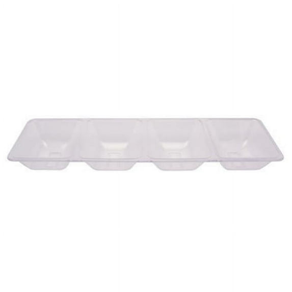 Form & Function Tray, Plastic 16" 4-Compartment Tray, Form & Function ...