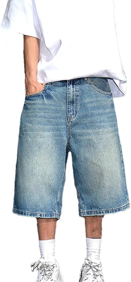 Form-fitting Hole Knee Length Casual Shorts, Men's - Walmart.com