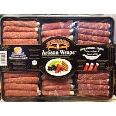 Formaggio Artisan Wraps Tray 22oz - Prosciutto, Soppressata, Pepperoni ...