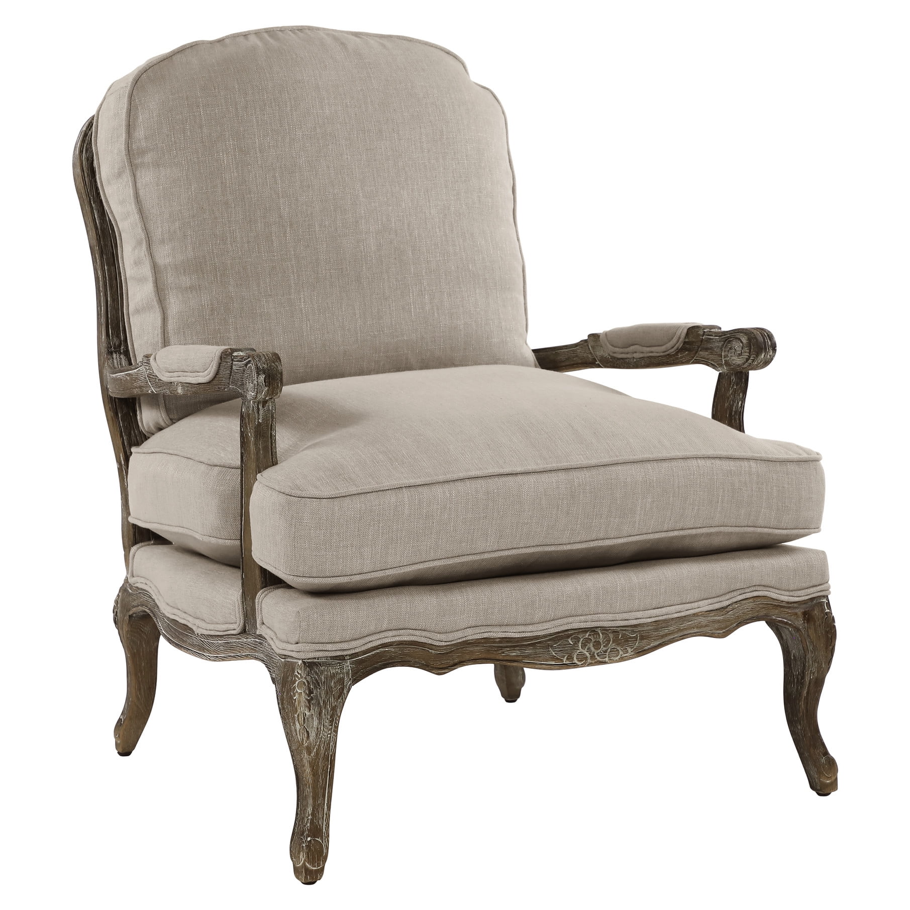 Formal Chair for Living Space | Solid Wood Construction | Plush Feather ...