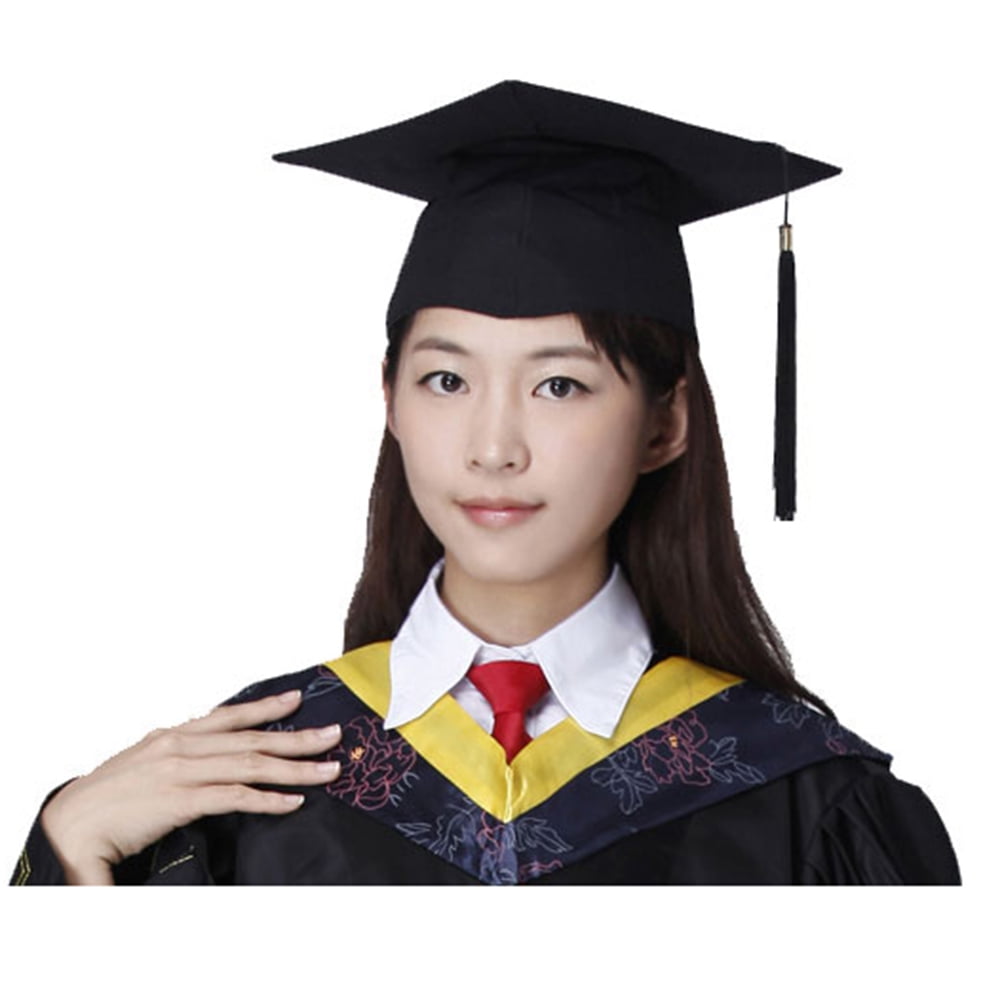 Formal Dress Graduation Cap Adult Academic Bachelor Hat Headband Top ... Formal Dress Graduation Cap Adult Academic Bachelor Hat Headband Top ...