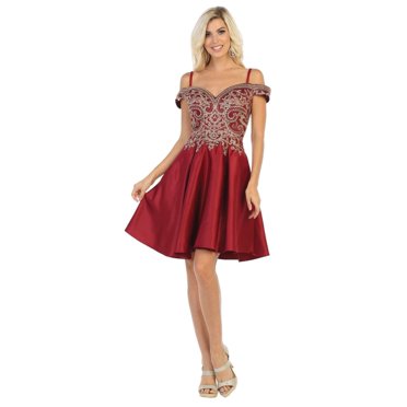 Sleeveles Homecoming Designer Short Dress - Walmart.com