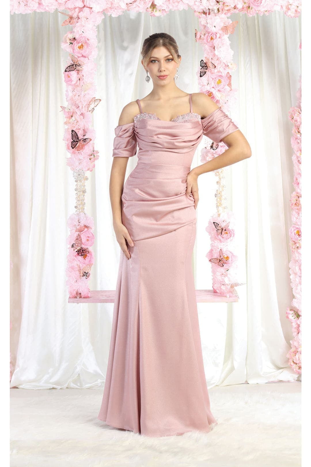 Formal Dress Shops Inc Juniors Womens Open Back Prom Dress - Walmart.com