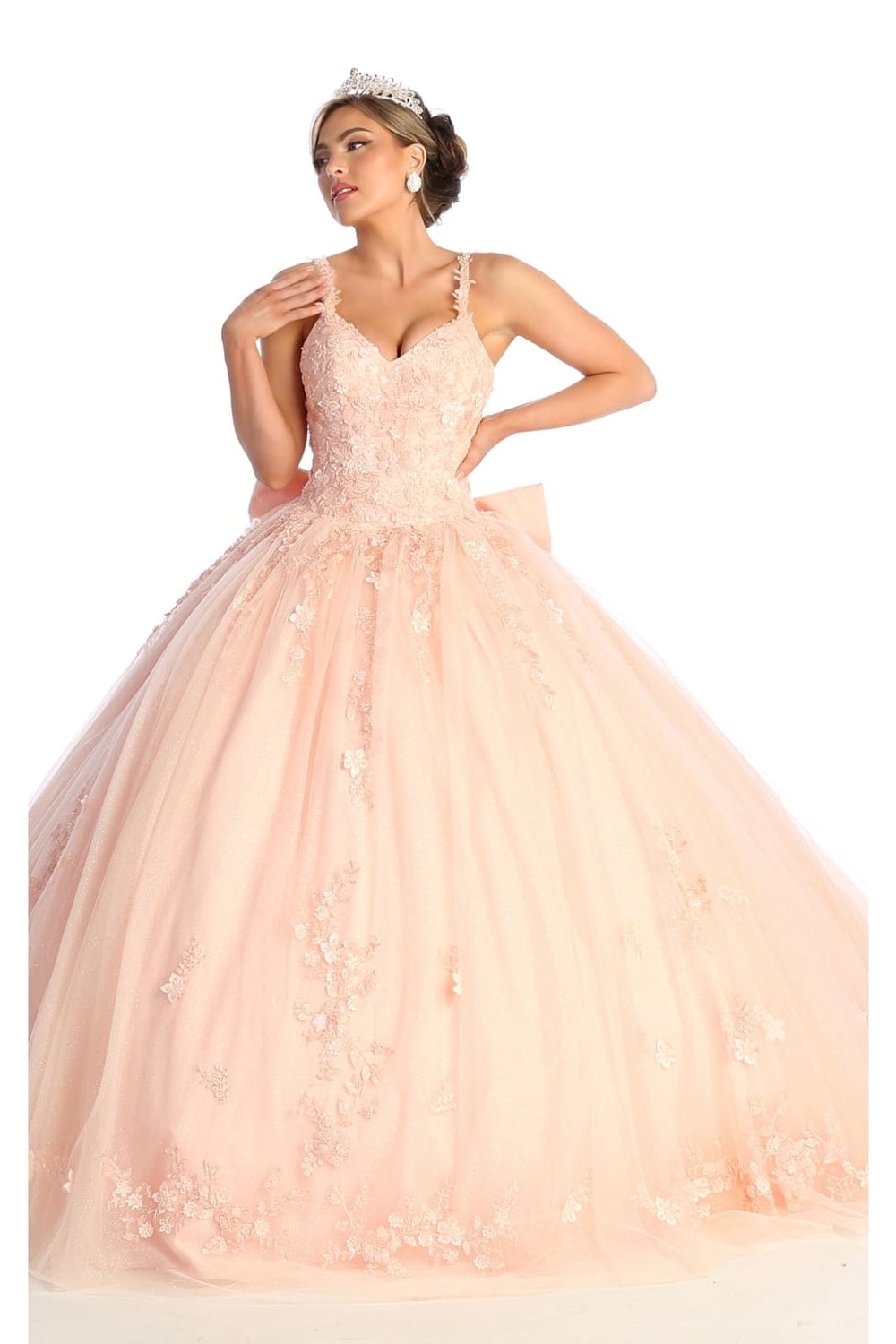 Formal Dress Shops Inc Sweet 16 Ball Gown Baby Blue 18 - Walmart.com