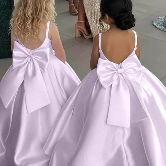 Formal Dresses for Girls Purple Dress Girls Tulle Baby Dress Princess Dress for Girls Dress Up ...