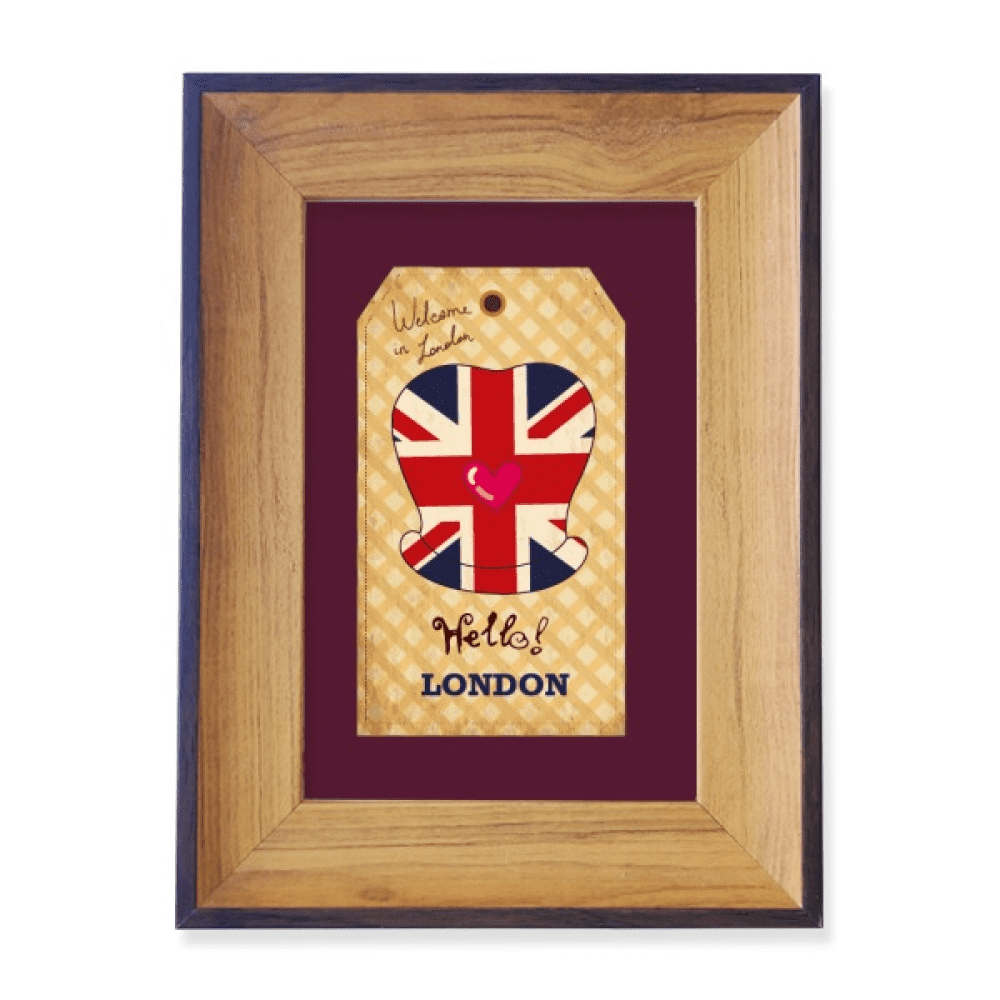Formal hat UK London Stamp Britain Photo Frame Exhibition Display Art ...