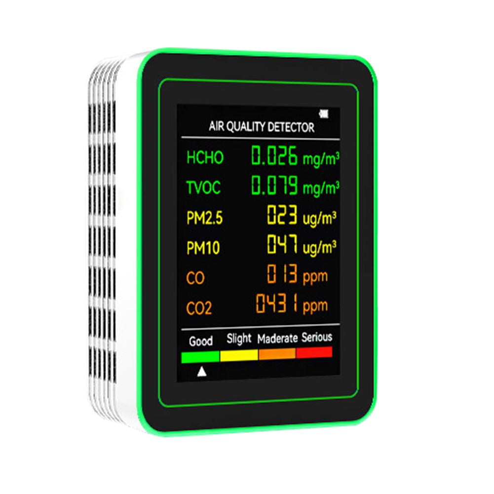 Formaldehyde Detectors 6-in-1 Ppm 2.5 Carbon Dioxide Detectors GXO Y5F1 ...