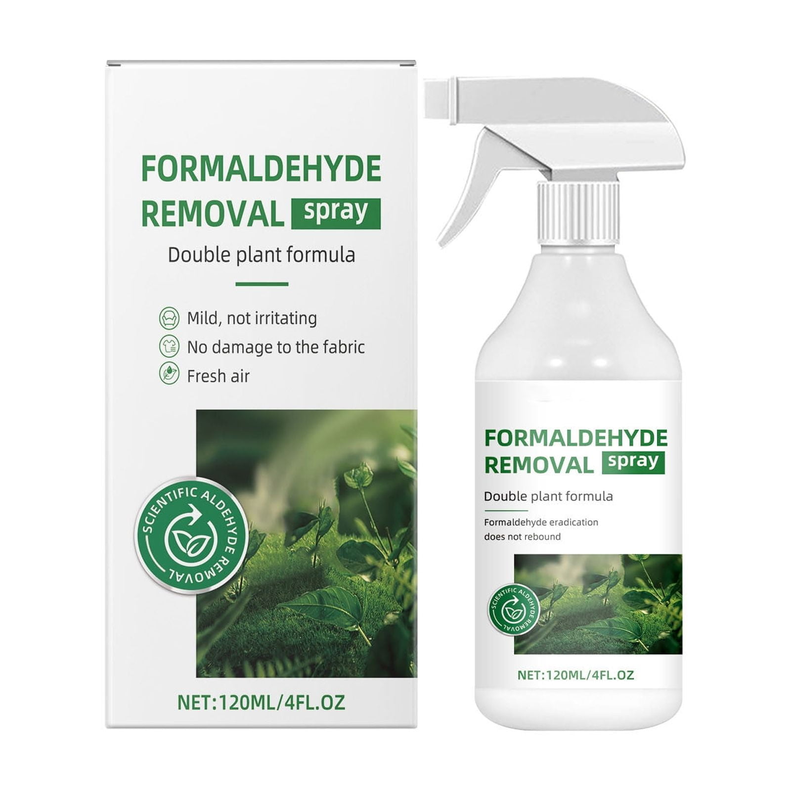 Formaldehyde Eliminating Spray,Air Purifying Solution,120ml Size,Non-Toxic Formula for Home ...