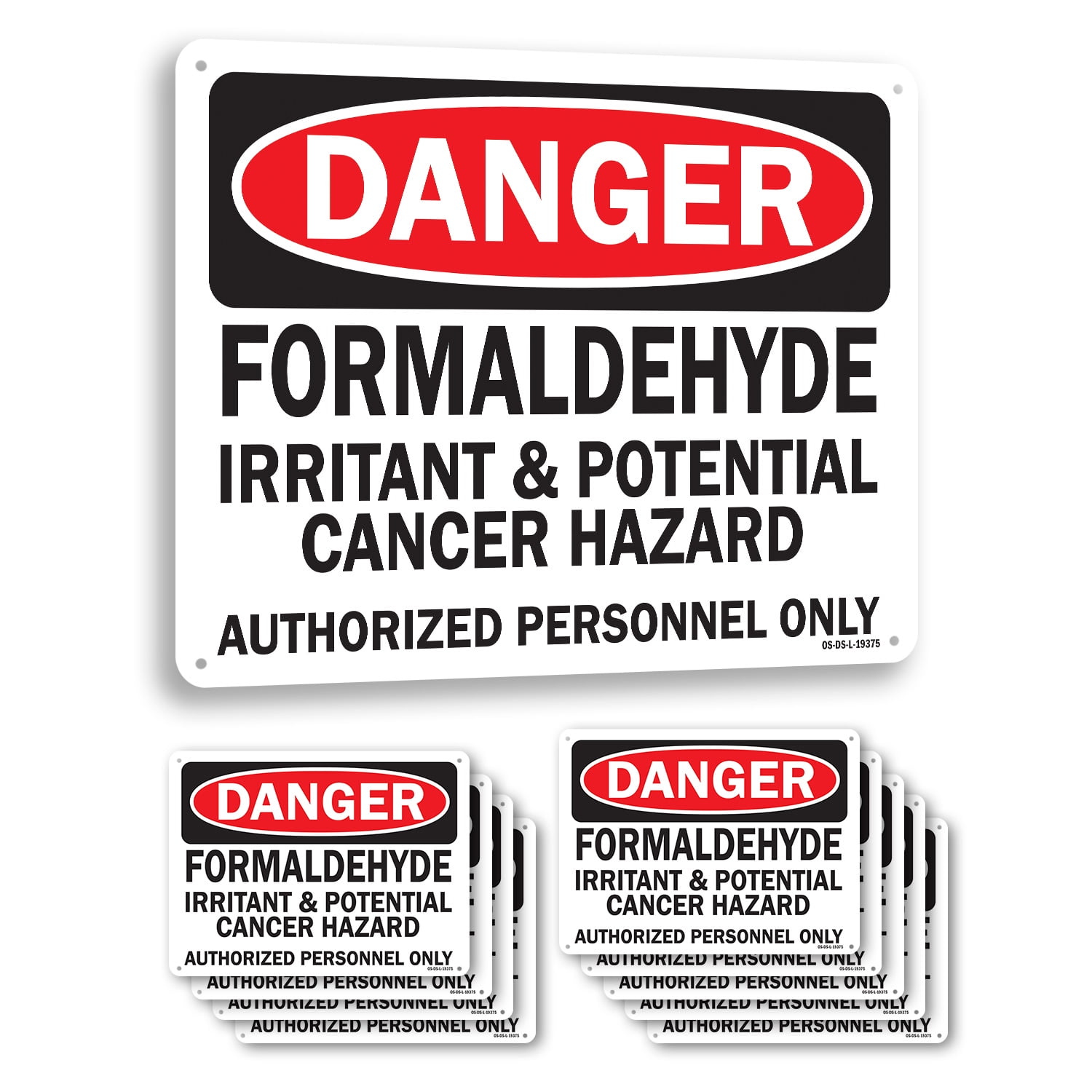 Formaldehyde Irritant & Potential Cancer Hazard Authorized Personnel ...