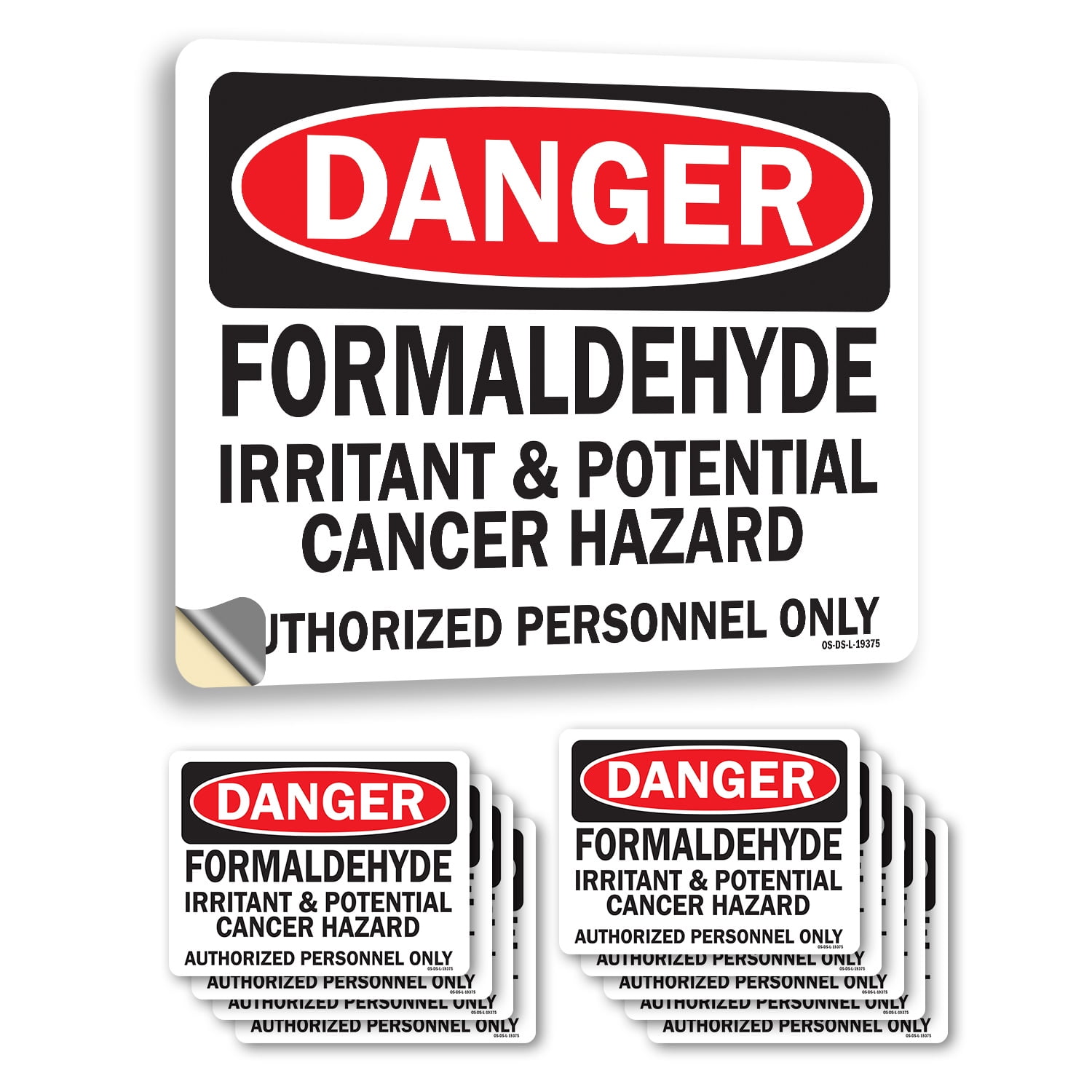 Formaldehyde Irritant & Potential Cancer Hazard Authorized Personnel ...