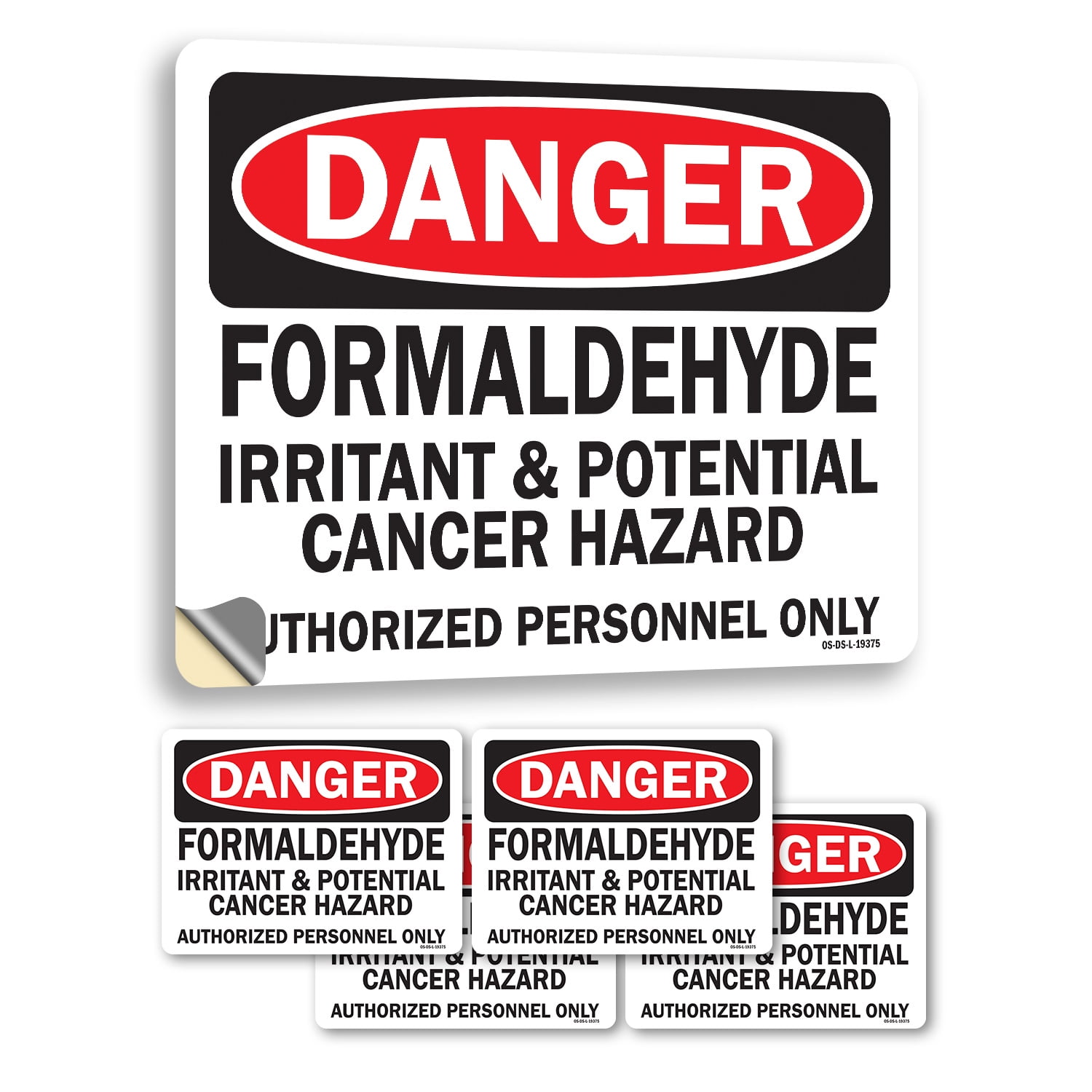 Formaldehyde Irritant & Potential Cancer Hazard Authorized Personnel ...