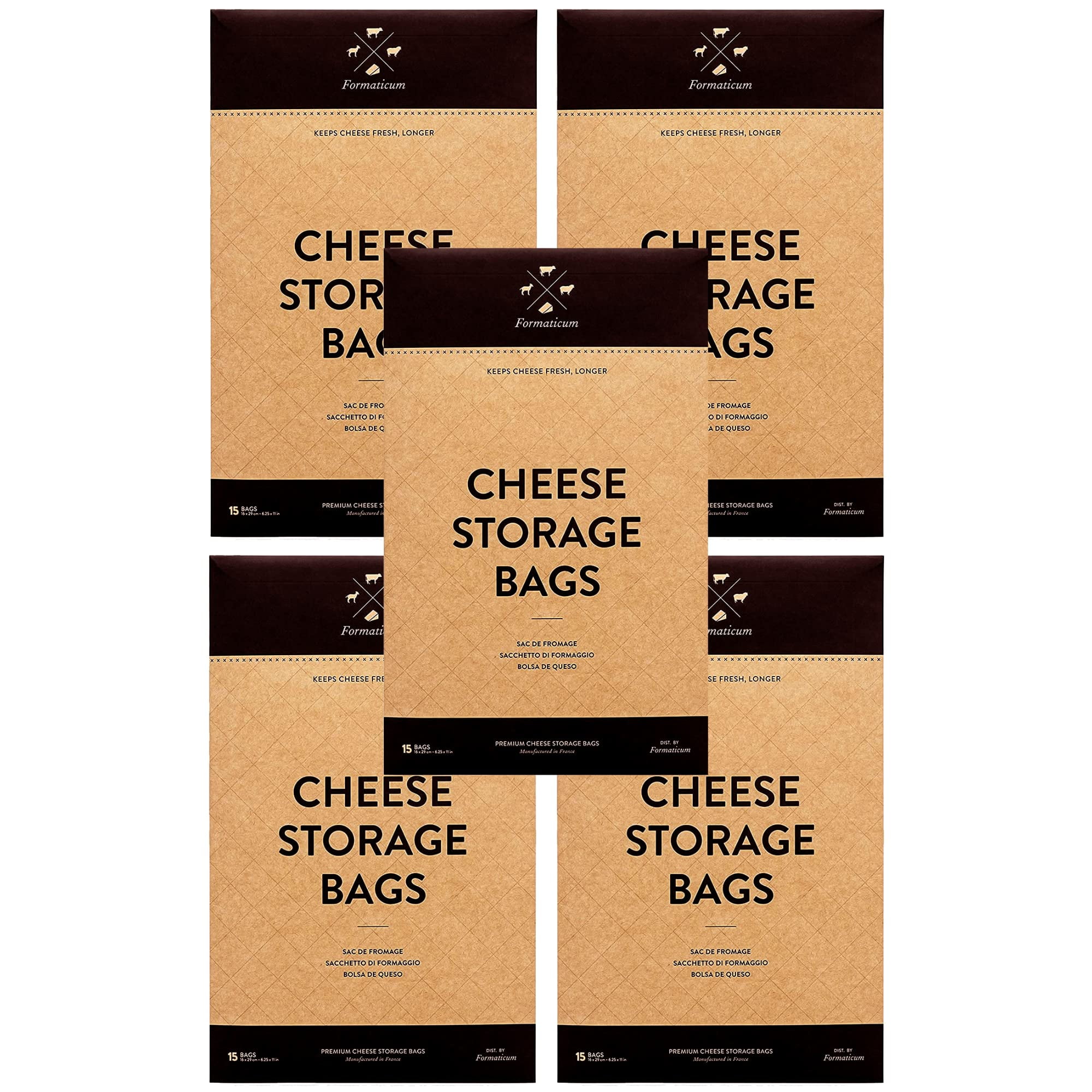Formaticum Cheese Saver Storage Bags, Freshness Extender, 75 Count, Wax ...