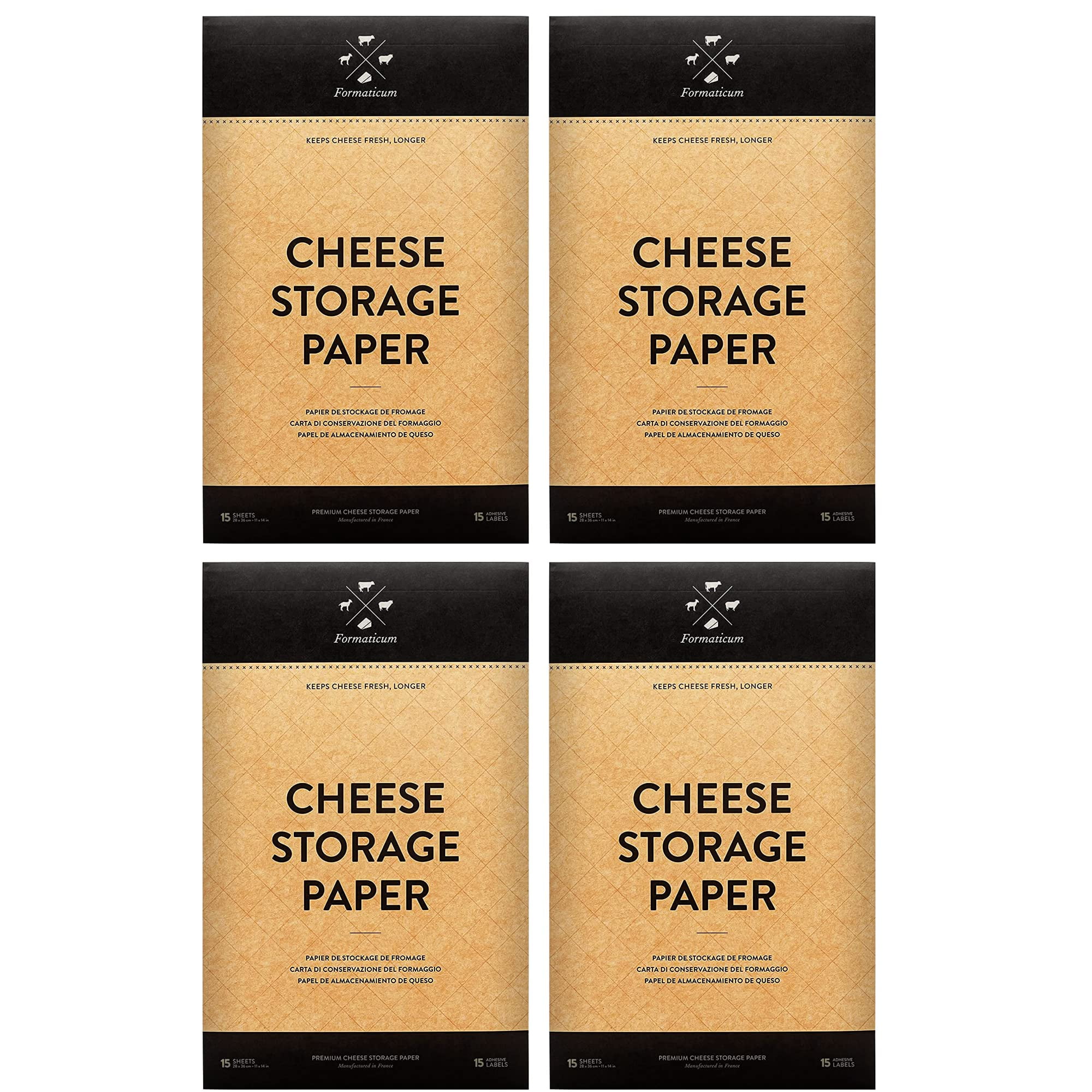 Formaticum Cheese Storage Wax-Coated Paper, Keep Charcuterie Fresh, 60 ...