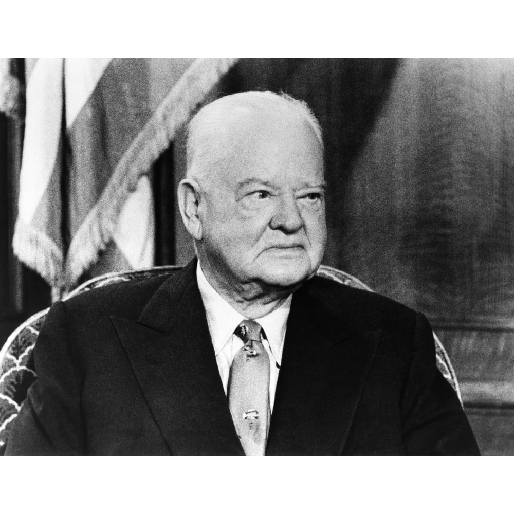 Former President Herbert Hoover History Poster Print - Walmart.com