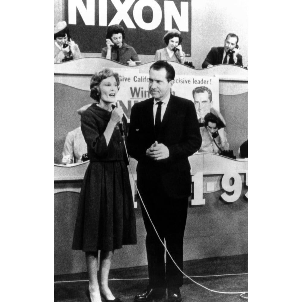 Former Vice President Richard Nixon Campaigning For Governor Of ...