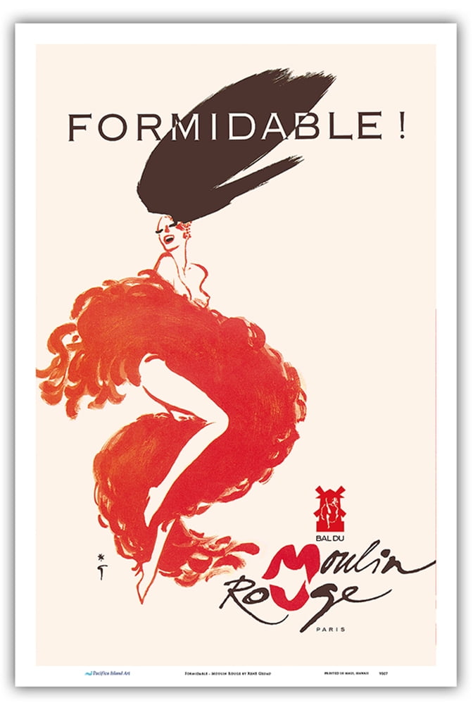 Formidable - Moulin Rouge Cabaret- Doriss Girls- Cancan - Vintage ...