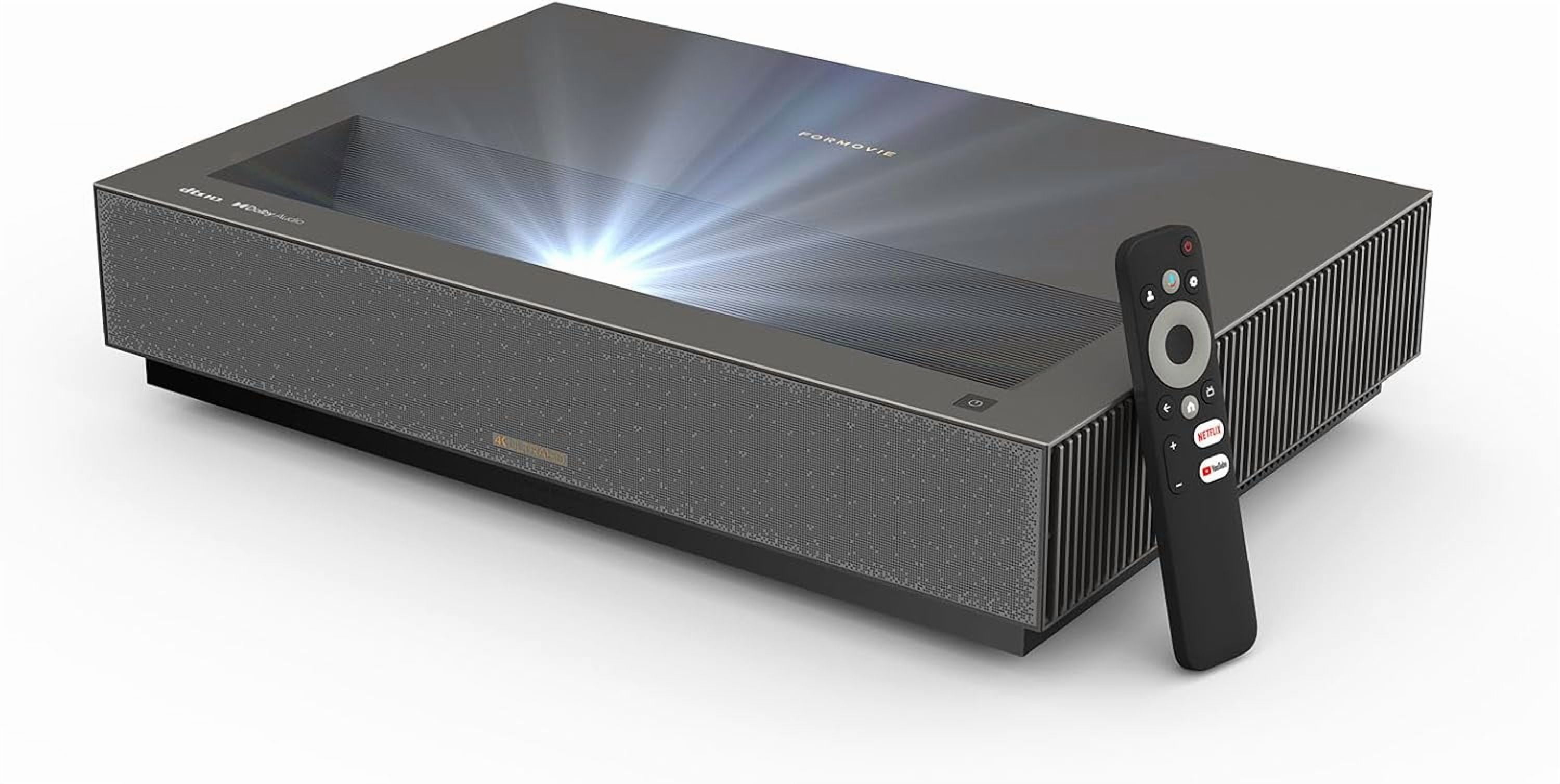 Formovie Cinema Edge 4K UHD Ultra Short Throw Projector, Google TV UST ...