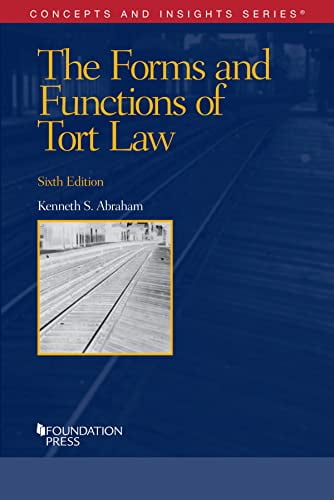 Pre-Owned The Forms and Functions of Tort Law (Concepts and Insights) Paperback - Walmart.com