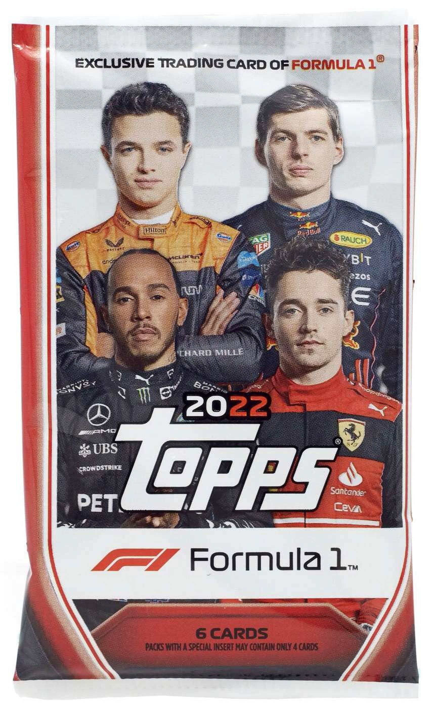 Formula 1 2022 Topps F1 Trading Card BLASTER Pack (6 Cards) - Walmart.com