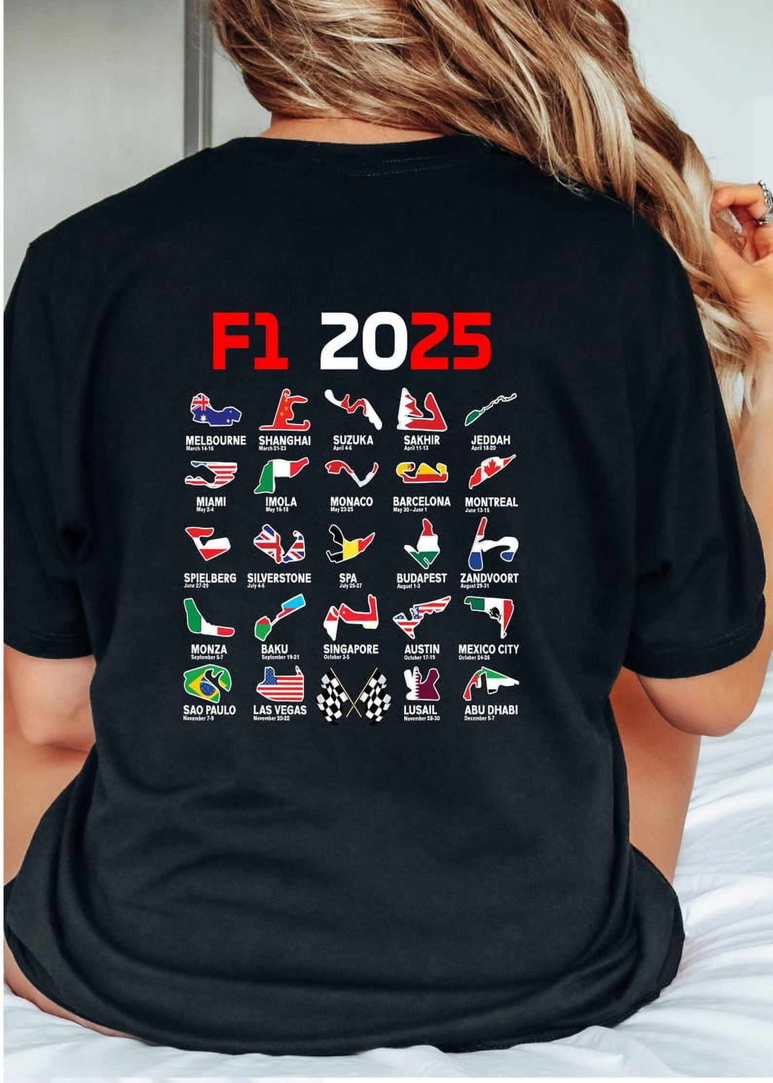 Formula 1 2025 Season Shirt, Formula 1 Fan T-Shirt, F1 Lover Tee, 2025 ...