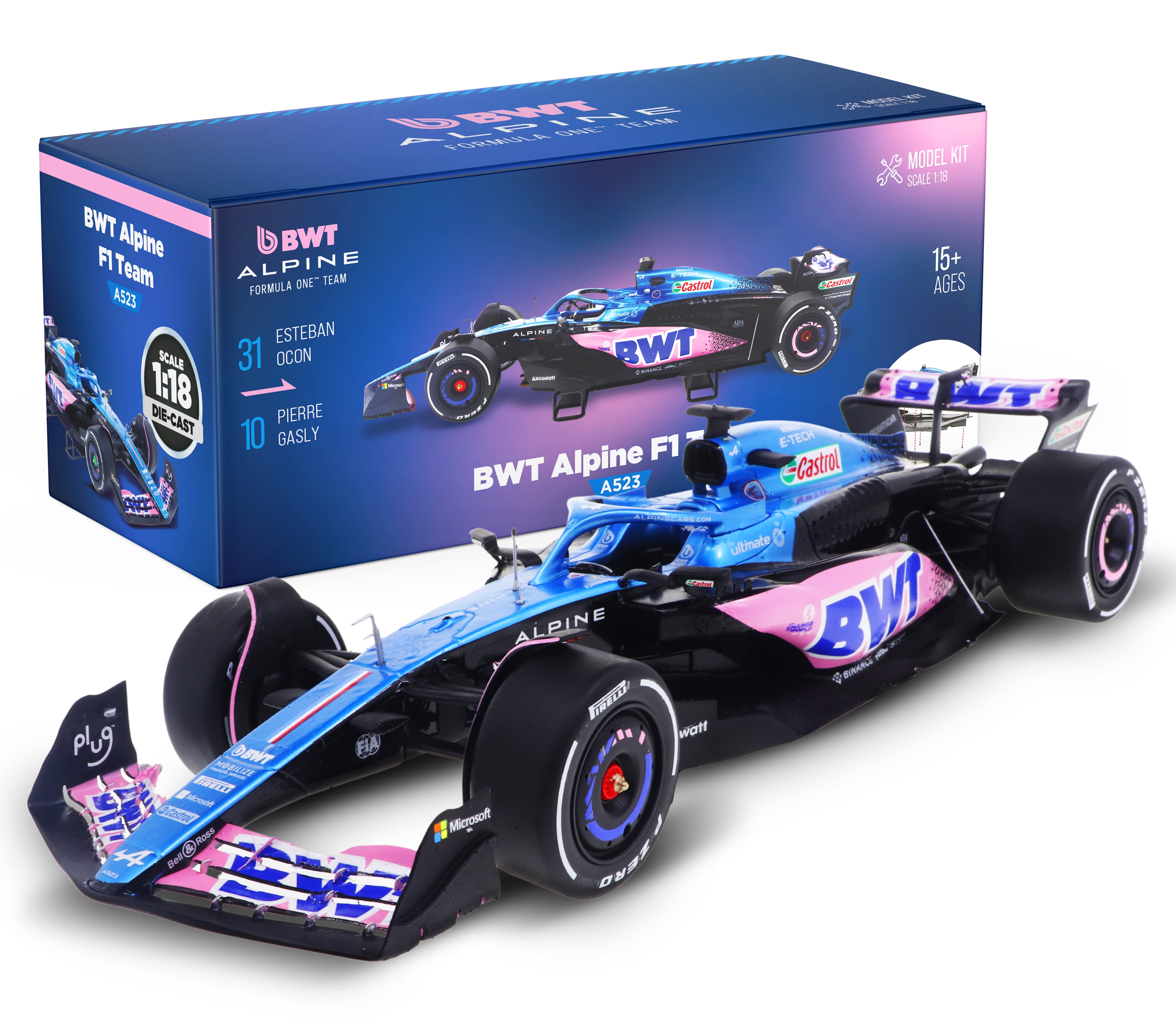 Formula 1 ALP A523 Model kit - 1:18 Scale Racing F1 ALP A523 Model ...