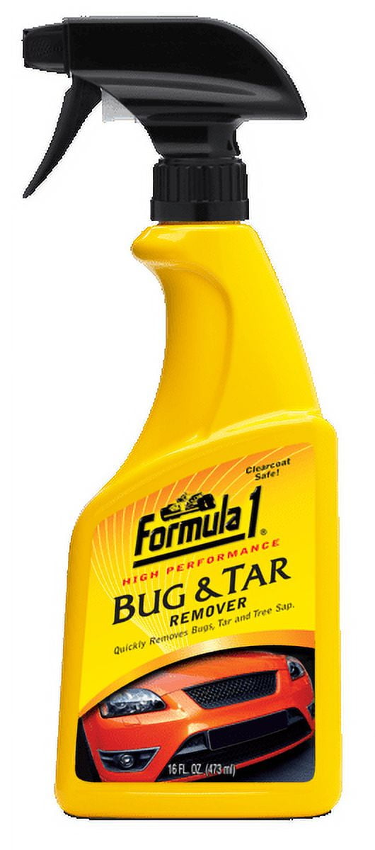 Formula 1 Bug and Tar Remover - Sap, Tar, Dirt & Bug Remover - Powerful Car Detailing Cleaner ...