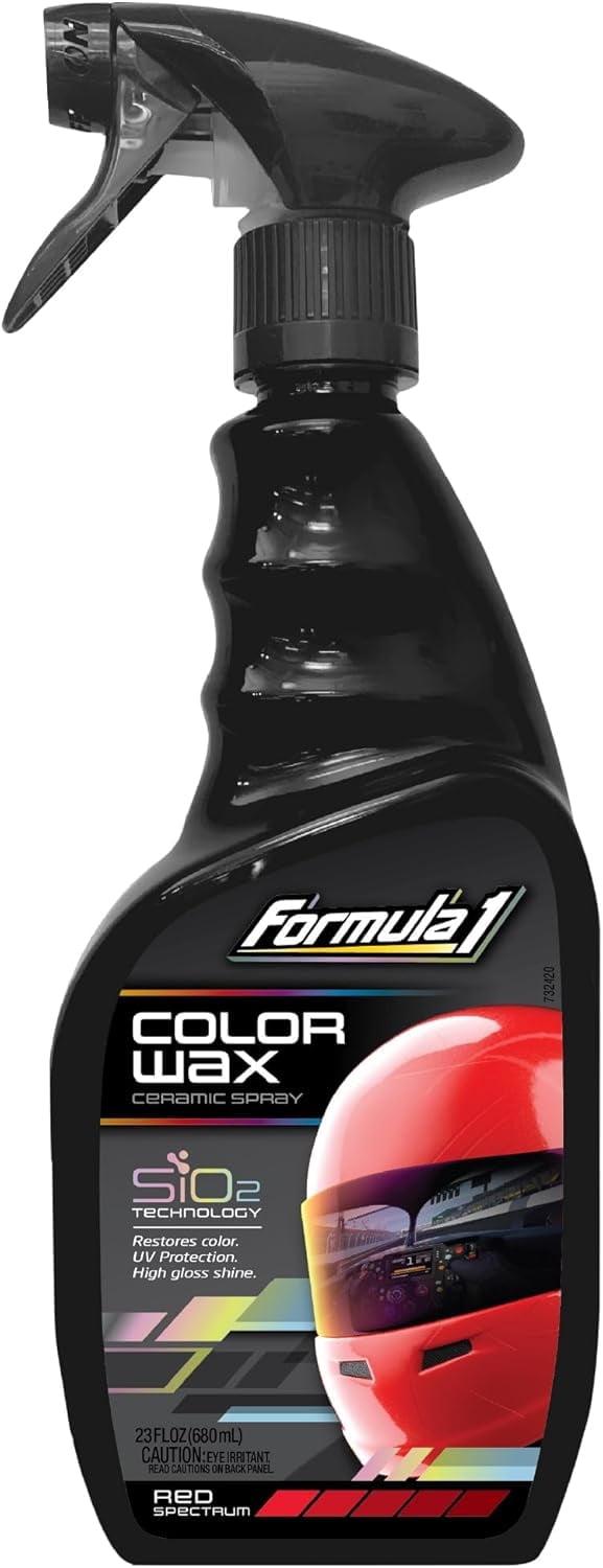 Formula 1 Color Wax Spray for Red Cars, Gives Ceramic Water Beading ...