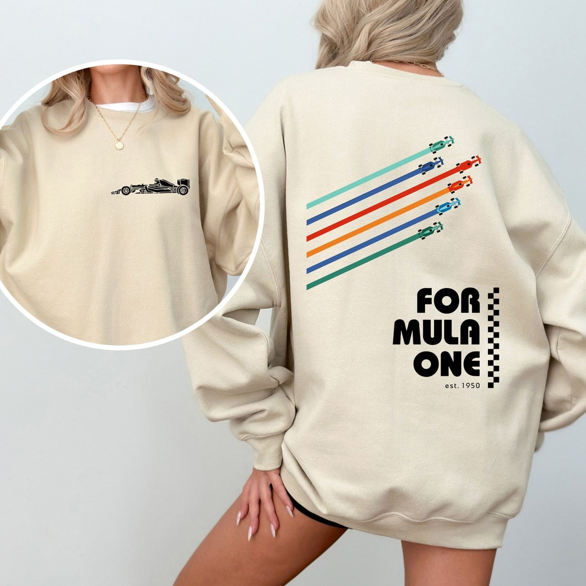 Formula 1 Double Sided Sweatshirt, Racing Team, F1 Racing Shirt ...