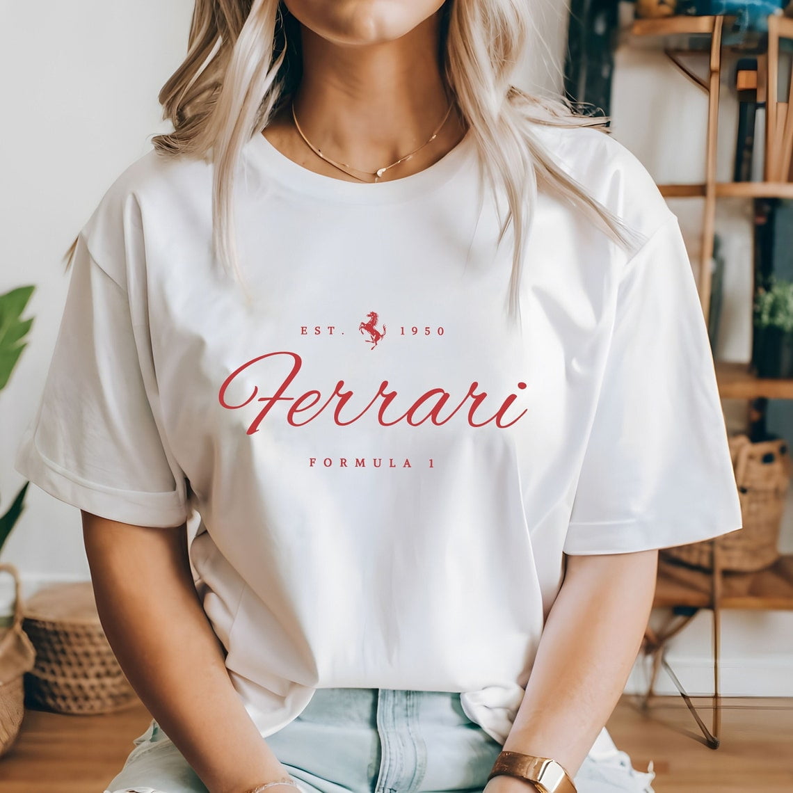 Formula 1 Ferrari T-Shirt, F1, Charles Leclerc, F1 Racing T-shirt ...