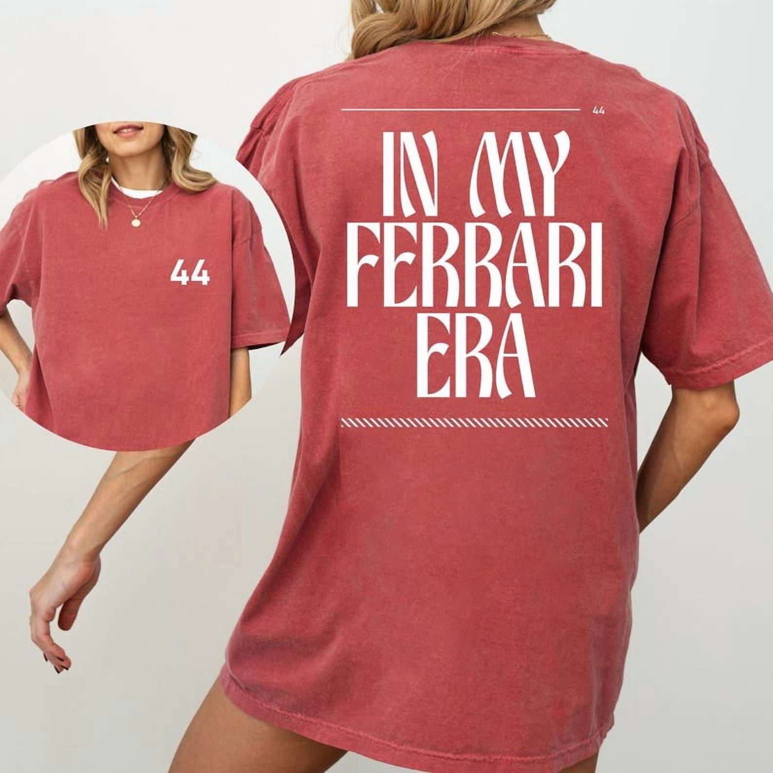 Formula 1, Lewis Hamilton, Ferrari Era Unisex T-shirt, 44, Ferrari ...