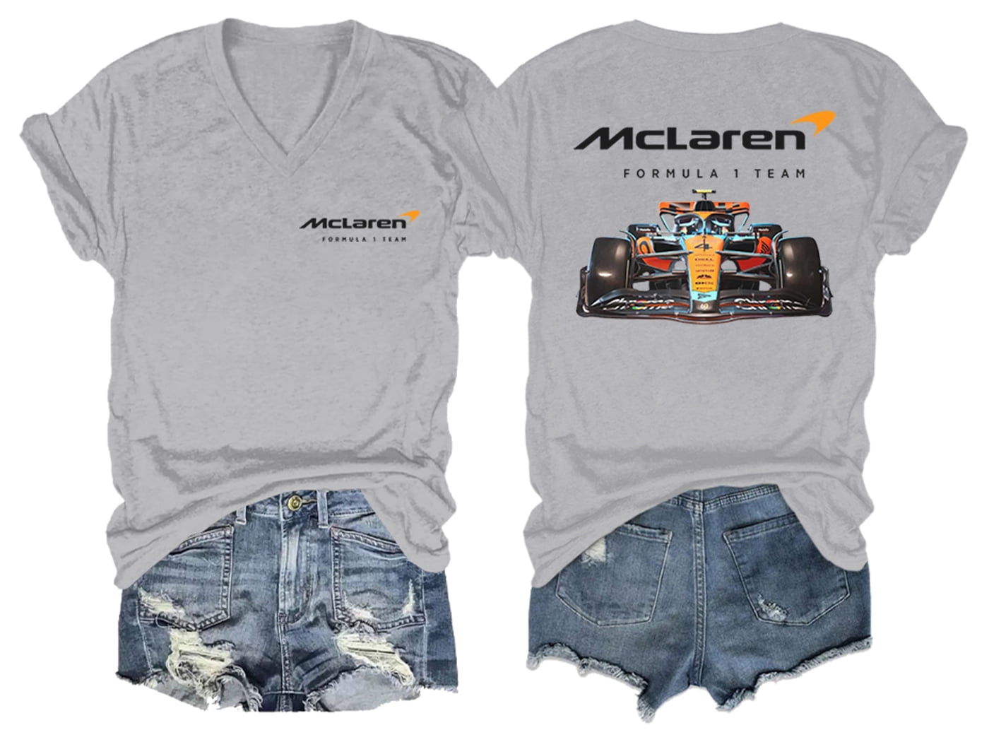 Formula 1 McLaren V-Neck Shirt, McLaren Formula 1 Legend Shirt, McLaren ...