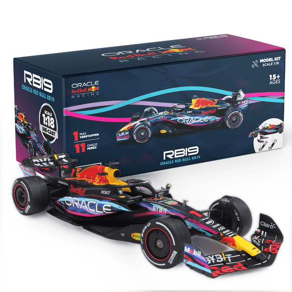 Formula 1 Miami GP RB19 Model Kit - 1:18 Scale Racing F1 RB19 Model ...