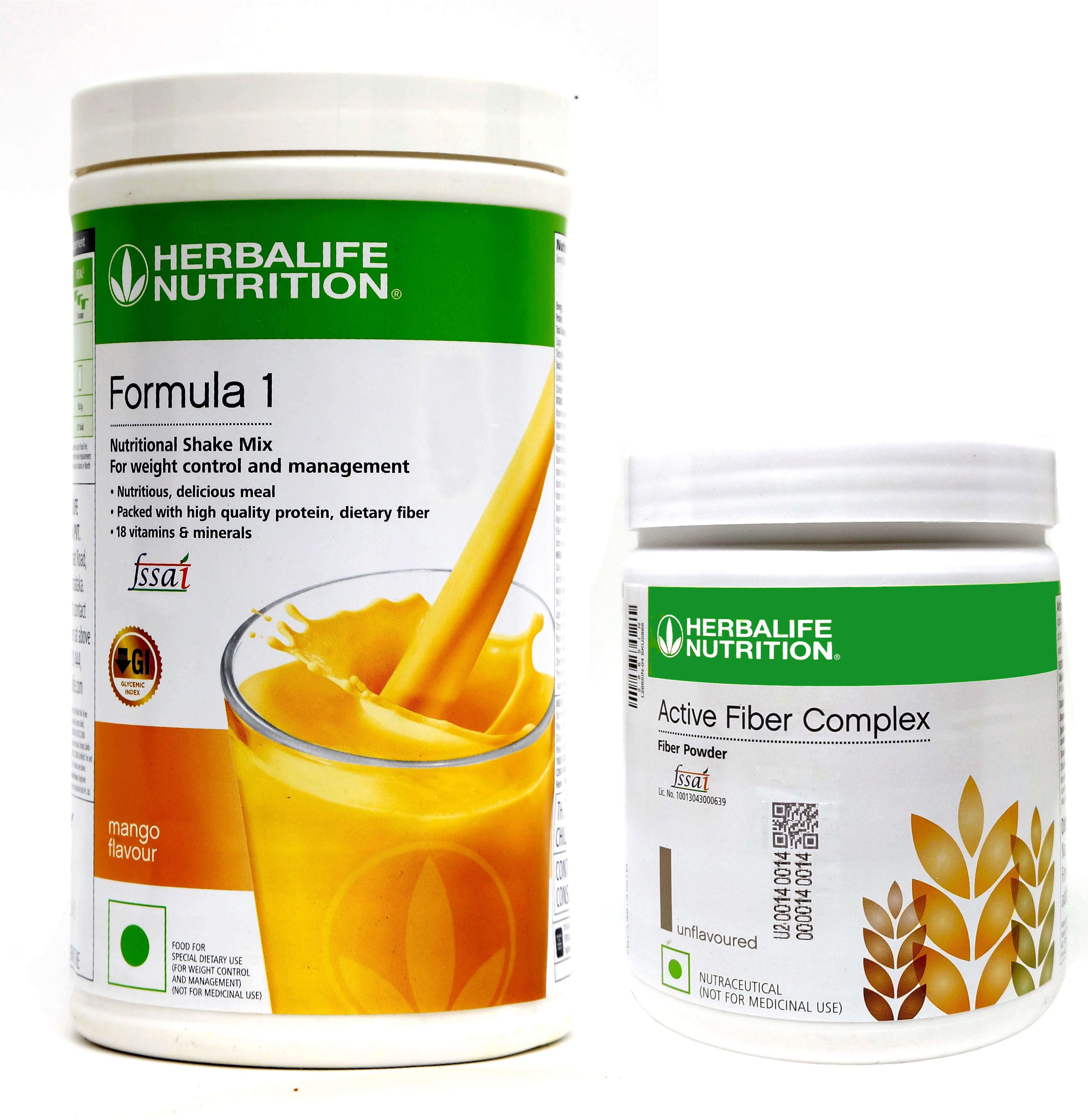 Formula 1 Nutritional Shake Mix Vanilla 500 gm And Active fiber complex ...