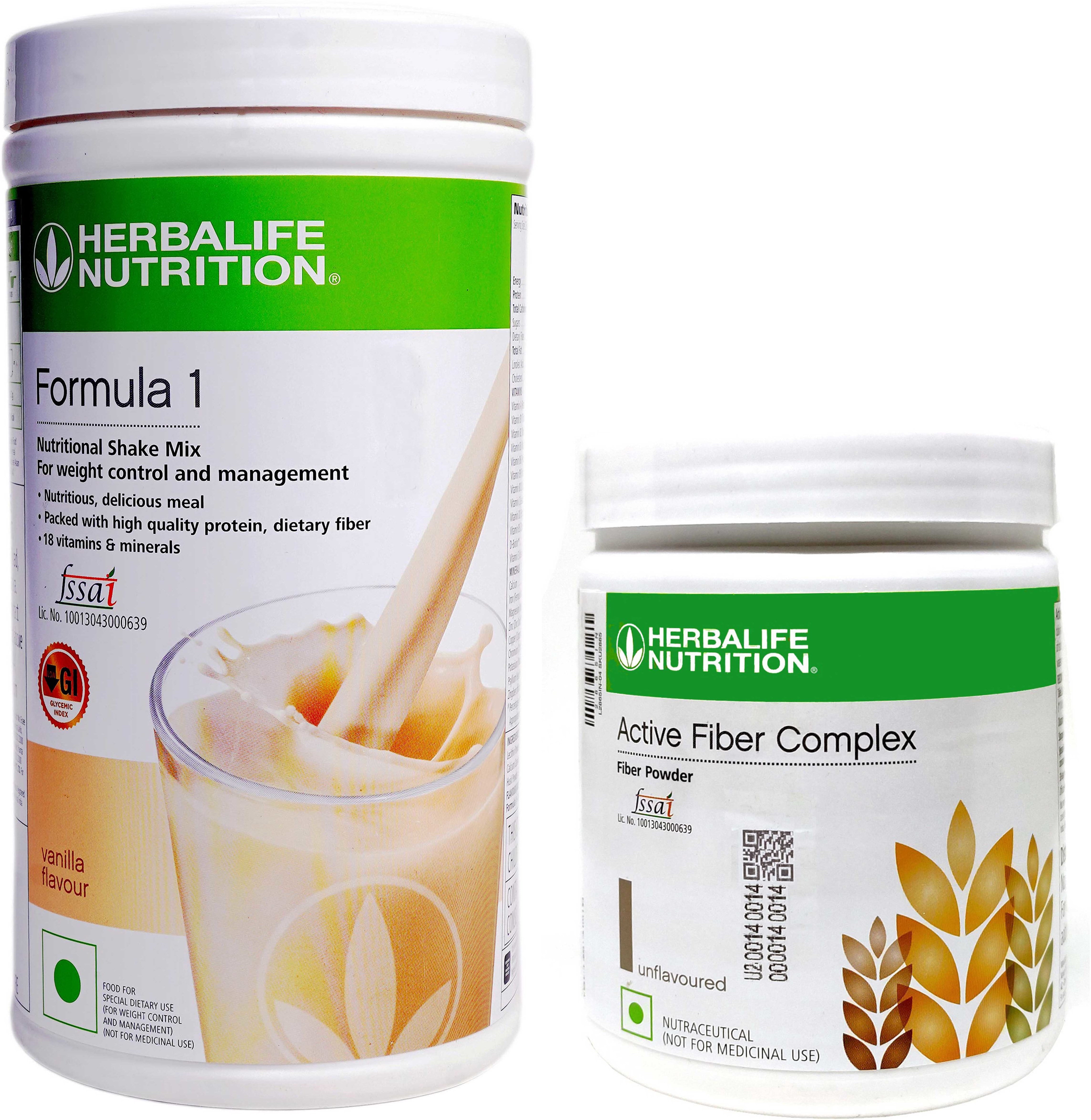 Formula 1 Nutritional Shake Mix Vanilla 500 gm And Active fiber complex ...