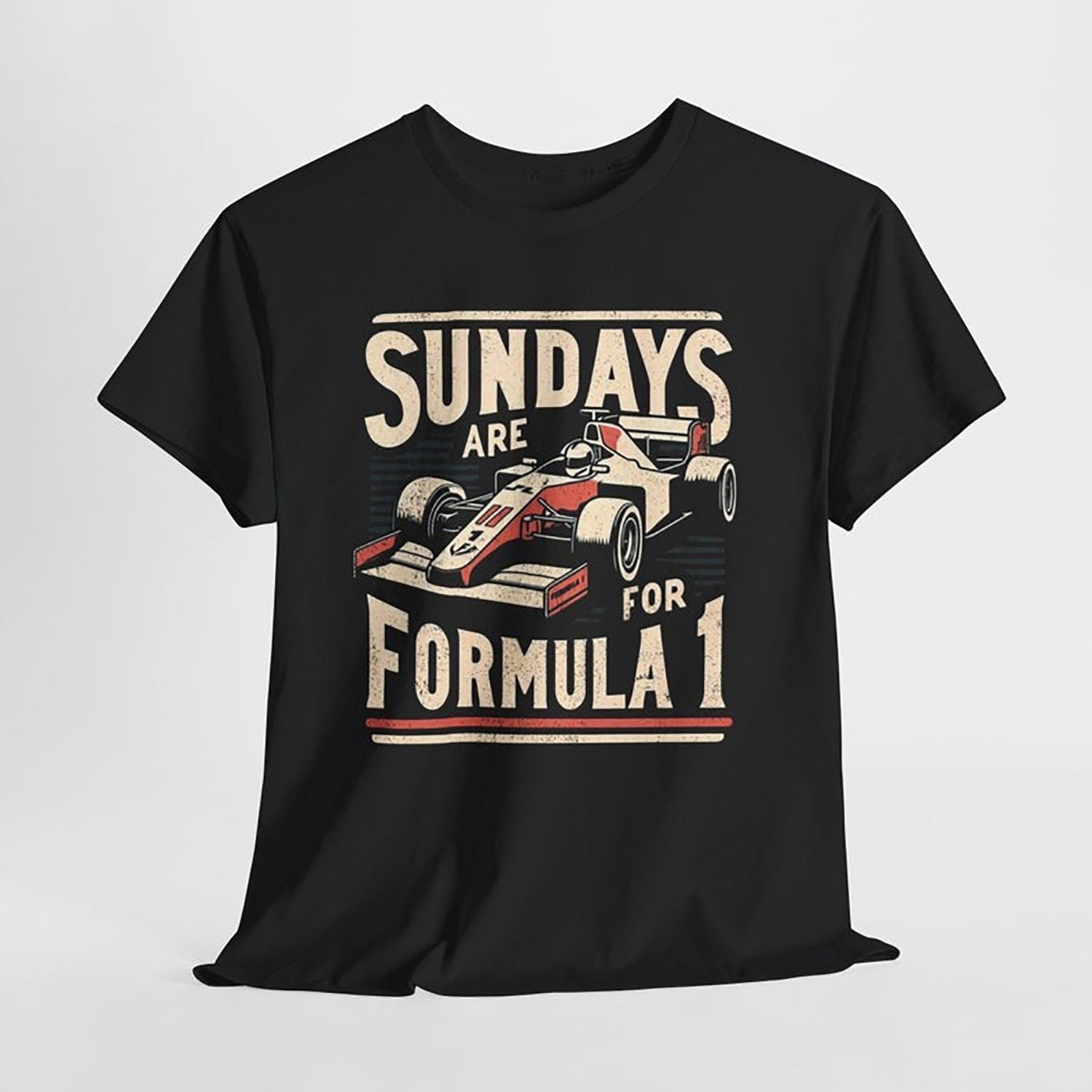 Formula 1 Racing T-Shirt - Sundays are for Formula 1 - Retro F1 Graphic ...