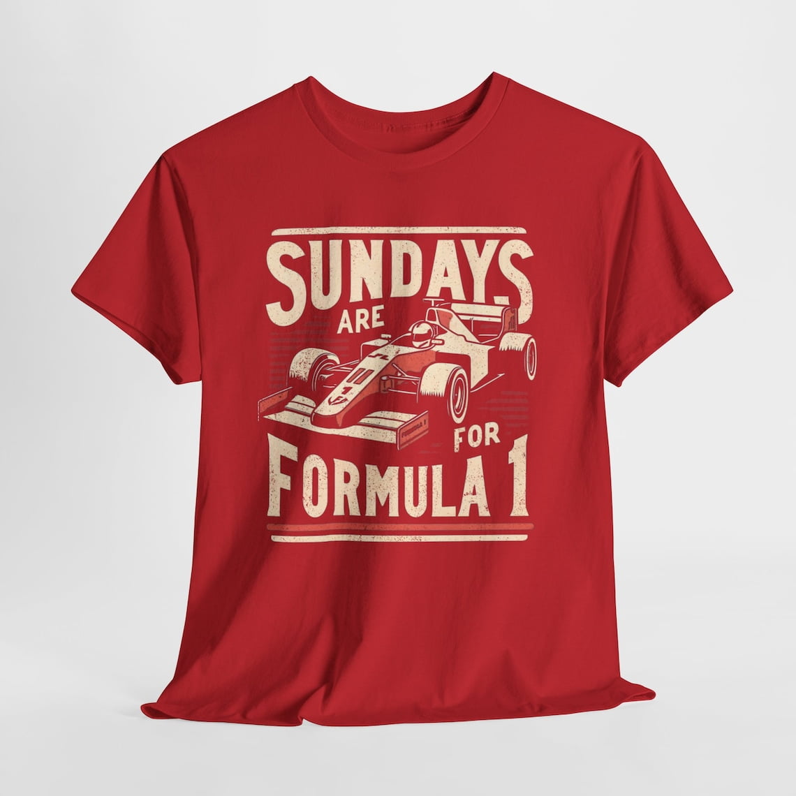 Formula 1 Racing Unisex T-Shirt - Sundays are for Formula 1 - Retro F1 ...